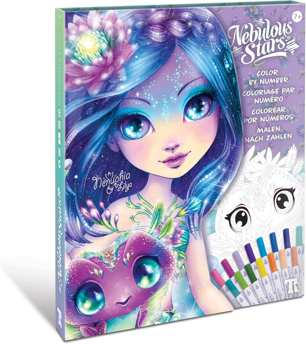 Nebulous Stars Color-by-Number Book Set Nenuphia