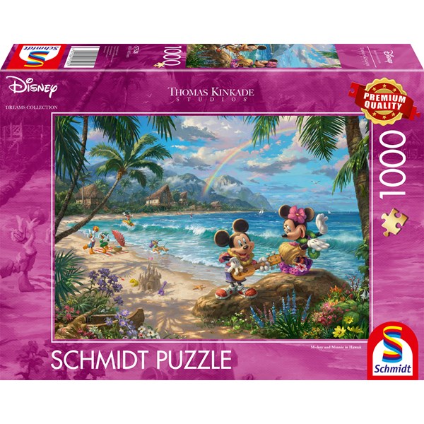 Schmidt Thomas Kinkade 1000 Palan Palapeli Disney Mickey & Minnie Hawa