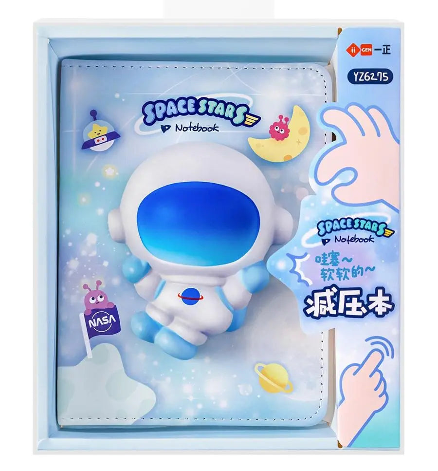 Squishy Notebook/Vihko Astronautti